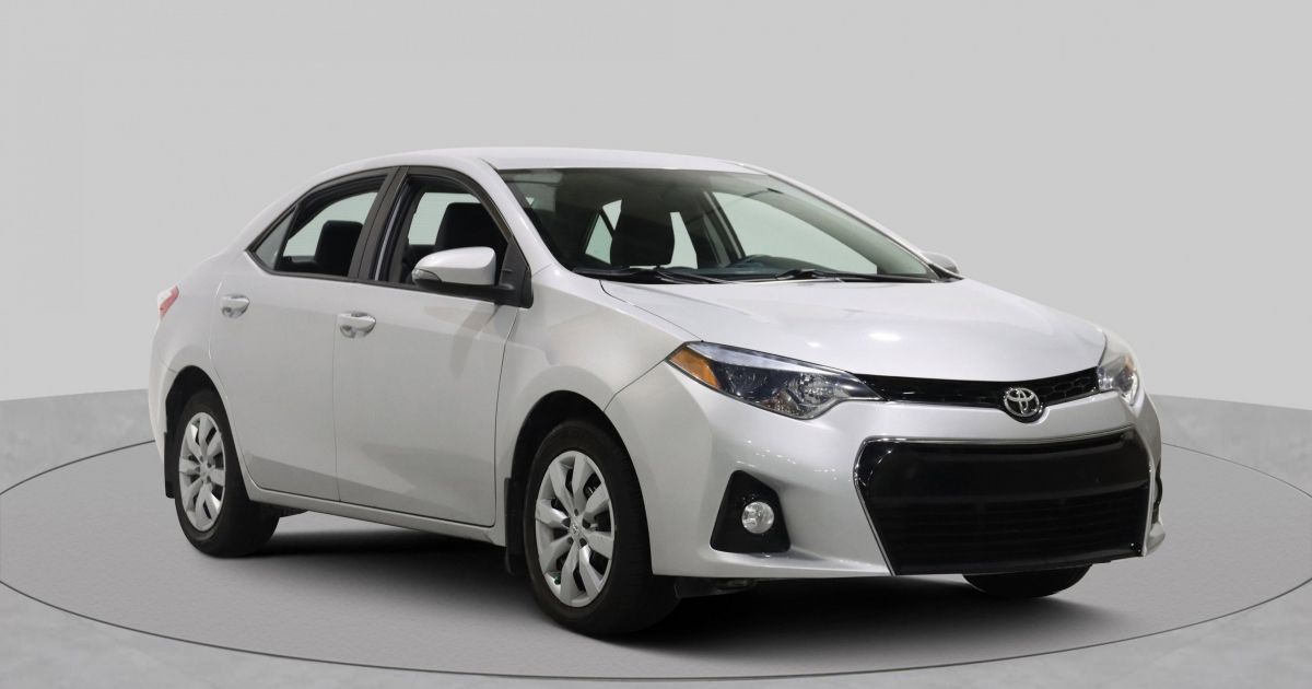 Toyota Corolla 2016 S AUTO A/C GR ELECT CUIR CAMERA BLUETOOTH usagée et ...