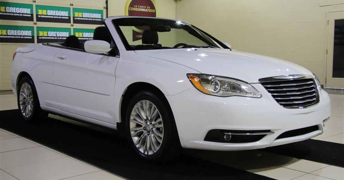Chrysler 200 2013 CABRIOLET BAS KILO usagée et d’occasion à vendre chez ...