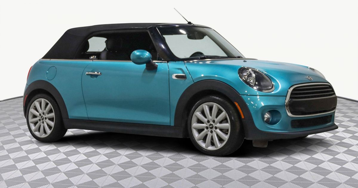 Mini Cooper 2019 CONVERTIBLE AUTOMATIQUE CUIR MAGS CAM RECUL usagée et ...