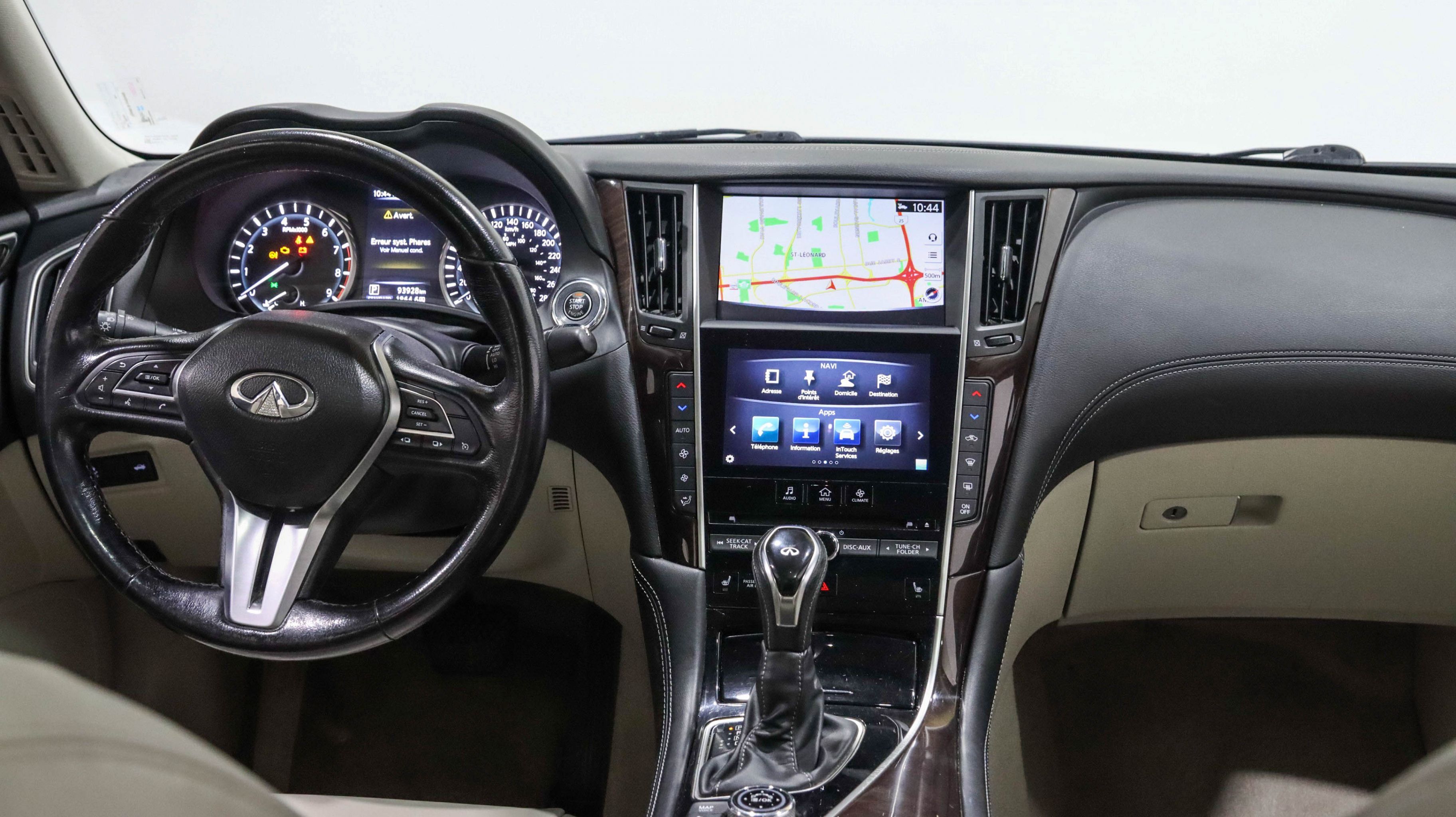 Infiniti Q50 2018 3.0t LUXE V6 TURBO AWD CUIR TOIT MAGS NAV usagée et d ...