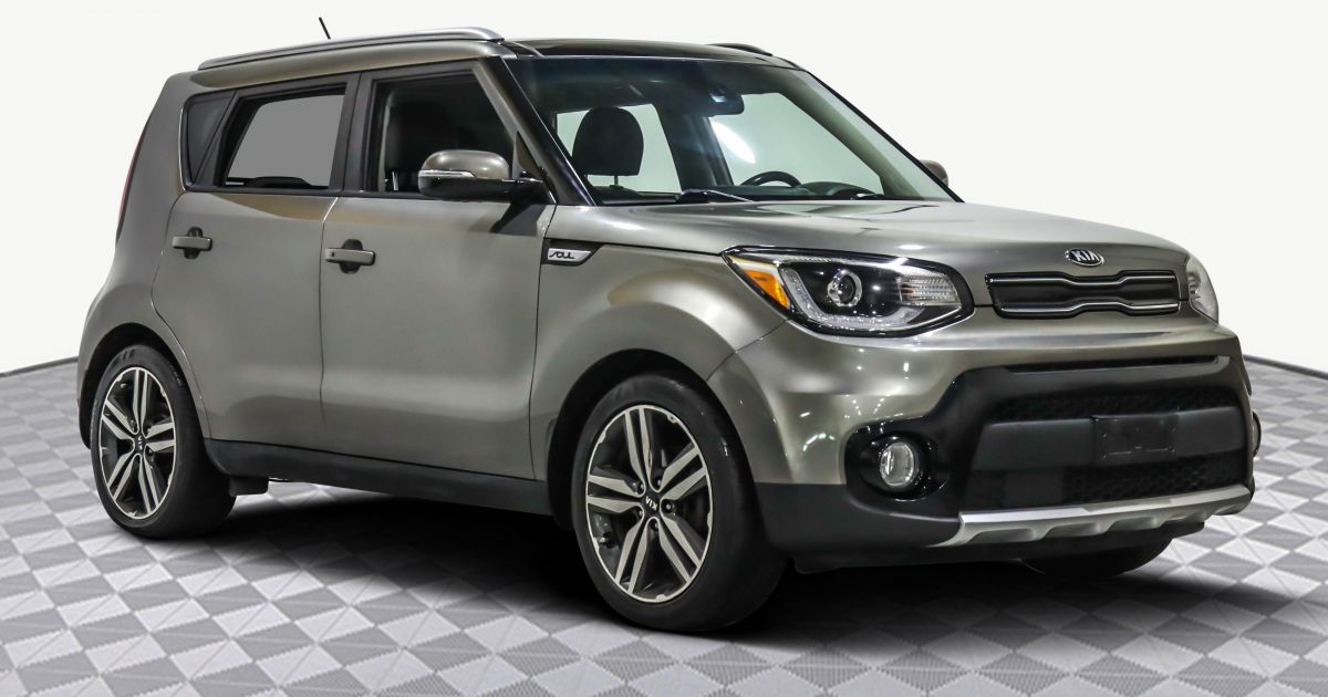 Kia Soul 2018 EX Tech AUTO A/C GR ELECT MAGS CUIR TOIT NAVIGATIO usagée ...