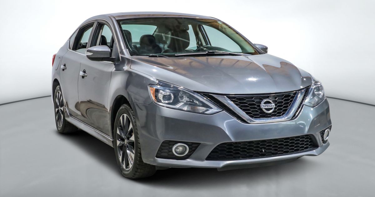 Nissan Sentra 2017 SR MANUELLE AC CUIR TOIT NAV MAGS CAM RECULE usagée ...