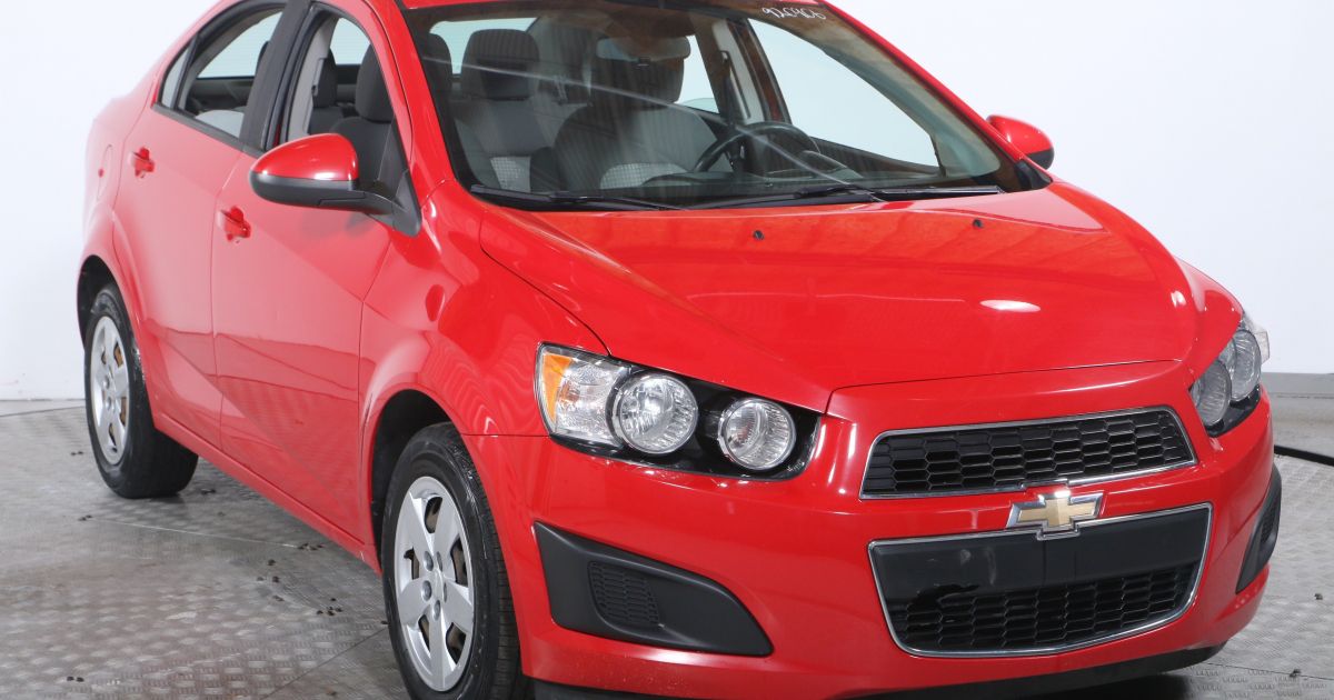 Chevrolet Sonic 2013 LS MANUELLE 4 PORTE BERLINE usagée et d’occasion à ...