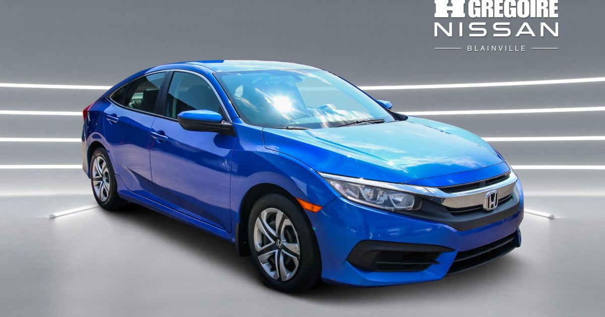 Honda Civic 2016 LX AUTOMATIQUE GROUPE ELECTRIQUE A/C usagée et d ...