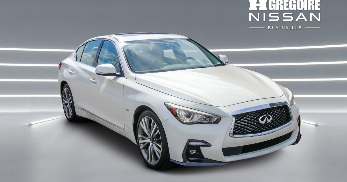Infiniti Q50 2019 Q50 S AWD MAGS CUIR TOIT BANC CHAUFFANT usagée et d ...