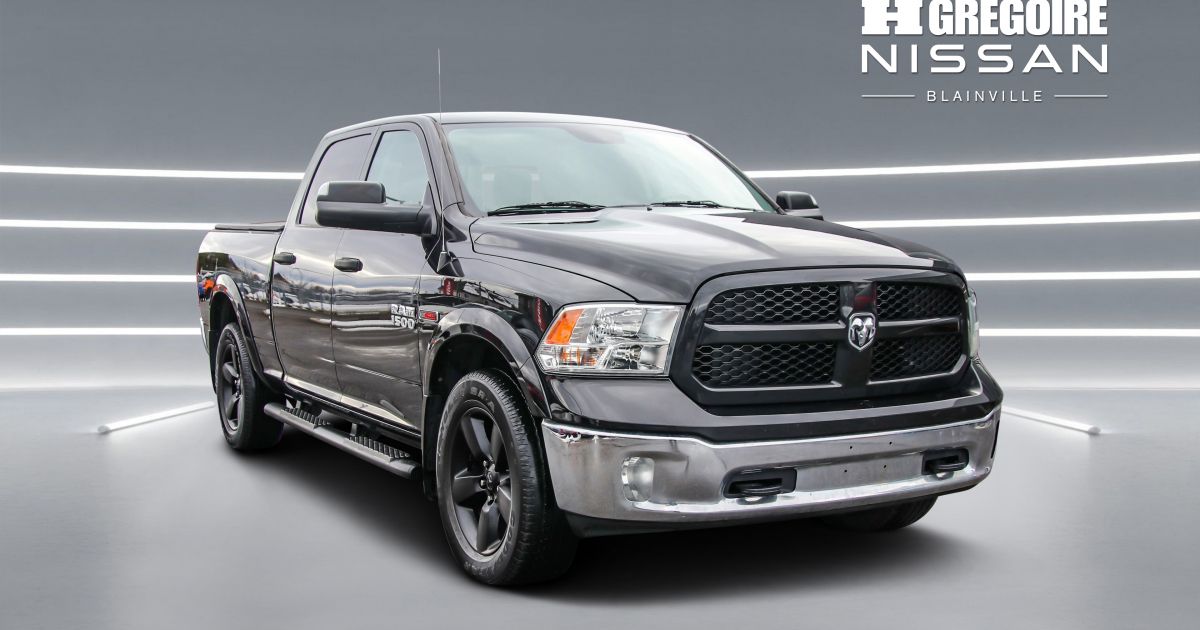 Dodge Ram 2018 Outdoorsman ECODIESEL 4X4 SIEGE ET VOLANT CHAUFFAN ...