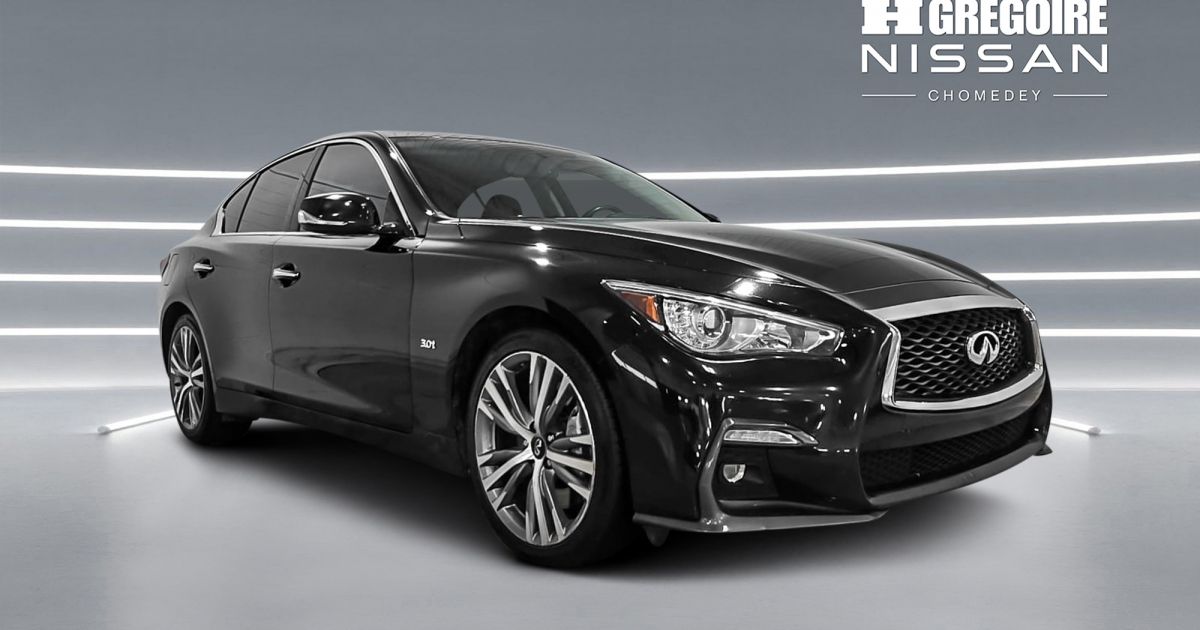 Infiniti Q50 2018 3.0t SPORT * AWD * Mag * Toit * Cuir * usagée et d ...
