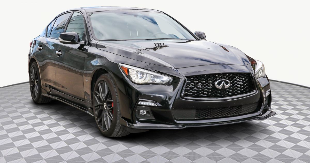 Infiniti Q50 2021 Red Sport I-LINE 400 CUIR TOIT NAVI usagée et d ...