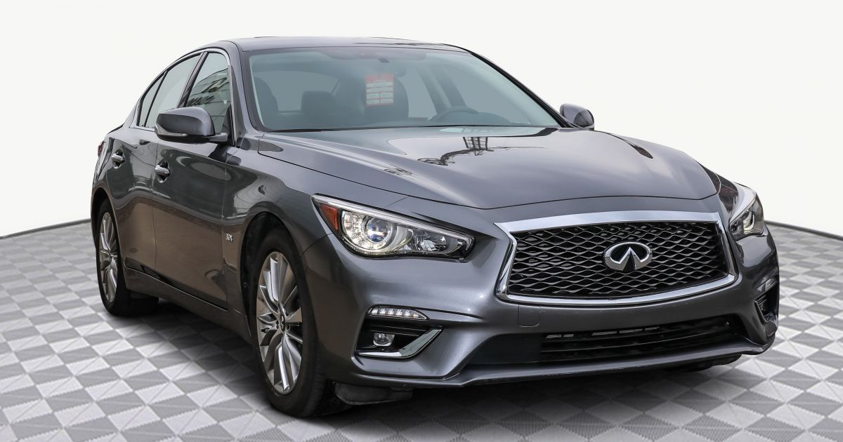Used 2019 Infiniti Q50 3.0t LUXE CUIR TOIT NAVI for sale at HGregoire