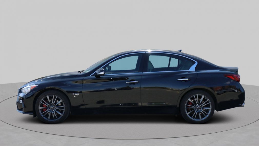Infiniti Q50 2020 Red Sport I-LINE 400 CUIR TOIT NAVI usagée et d ...