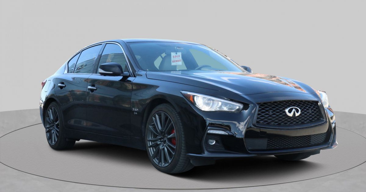 Used 2020 Infiniti Q50 Red Sport I-LINE 400 CUIR TOIT NAVI for sale at ...