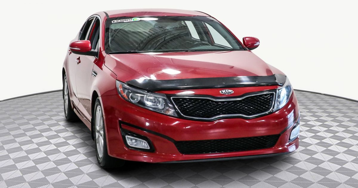 Kia Optima 2014 EX CUIR MAGS CAM SIEGES CHAUFFANT BLUETOOTH usagée et d ...