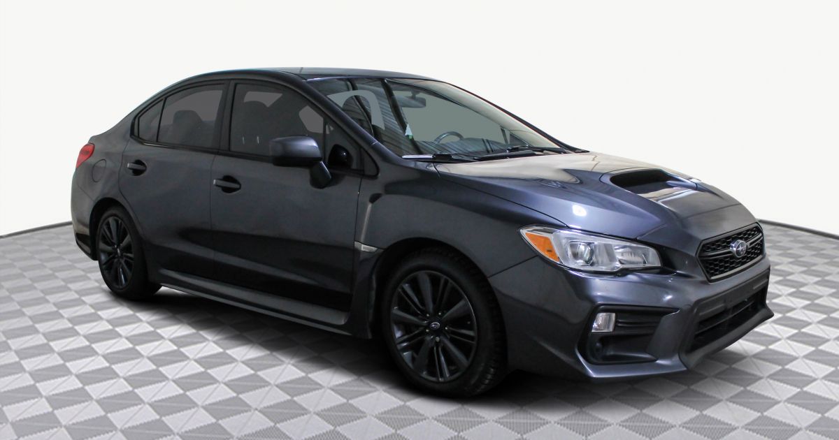 Subaru WRX 2020 MANUAL AWD CAMERA SIEGES CHAUFFANTS BLUETOOTH usagée et ...