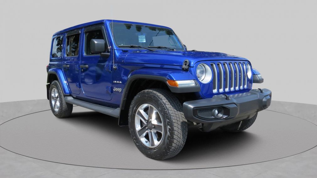 Jeep Wrangler Unlimited 2019 SAHARA AUT 4X4 A/C MAGS CUIR CAMERA DECAP ...