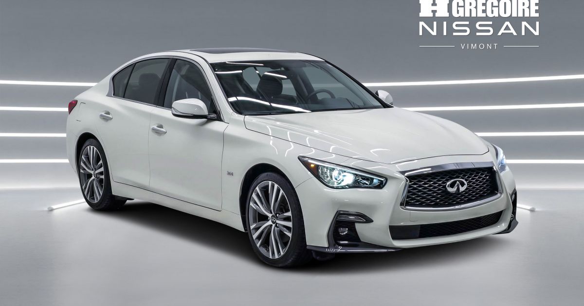 Infiniti Q50 2020 Signature Edition/AWD/CUIR/CAMERA/TOIT/ usagée et d’occasion à vendre chez ...